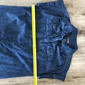 Chaps | Dresses | Chaps Dark Blue Denim Shirt Dress | Poshmark